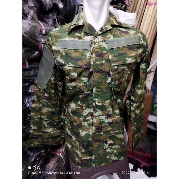 Jual BAJU ATASAN PDL KOSTRAD JATAH TNI PEMBAGIAN | Shopee Indonesia