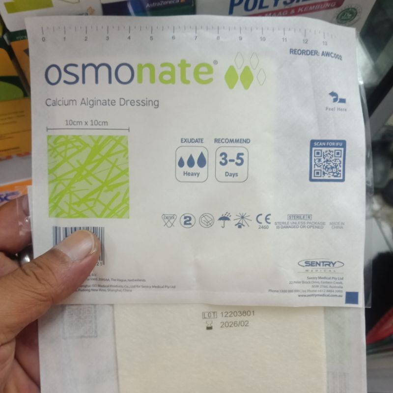 Jual OSMONATE Calcium Alginate Dressing 10cm x 10cm | Shopee Indonesia