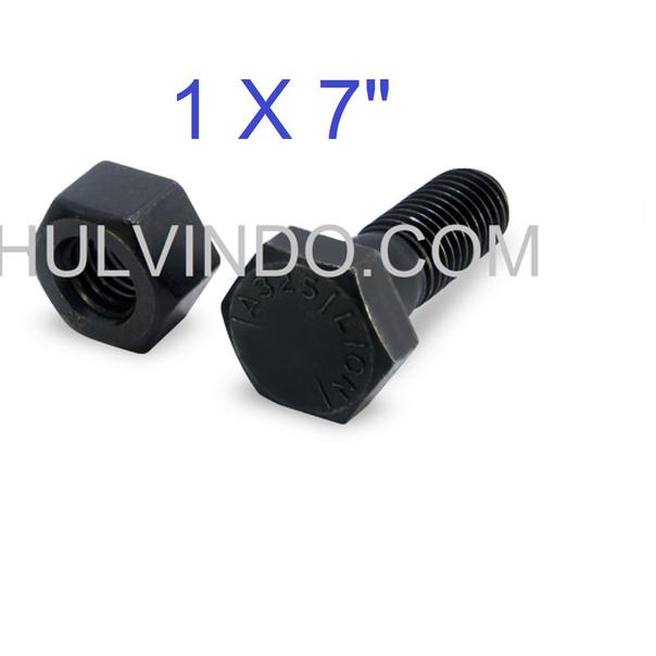 Jual Baut Baja Htb Grade Astm A325 Mur 2h 1 X 7 Shopee Indonesia