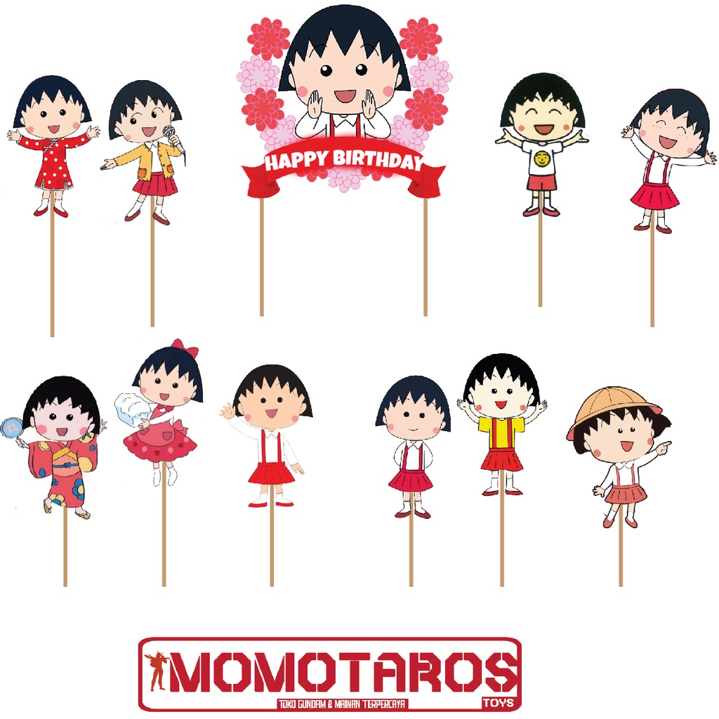 Jual Topper cake Chibi Maruko solo set | Shopee Indonesia