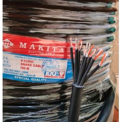 Jual Kabel Snake Makita isi 8 Kualitas Bagus Per meter Original Produk ...