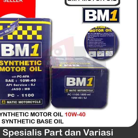 Jual Oli BM1 Matic PC-1100 sae 10w40 800ml Motor Matik | Shopee Indonesia