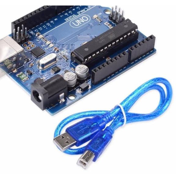 Jual Arduino Uno R3 With Data Cable Dip Ic Atmega328 Atmega 16u2 Serial