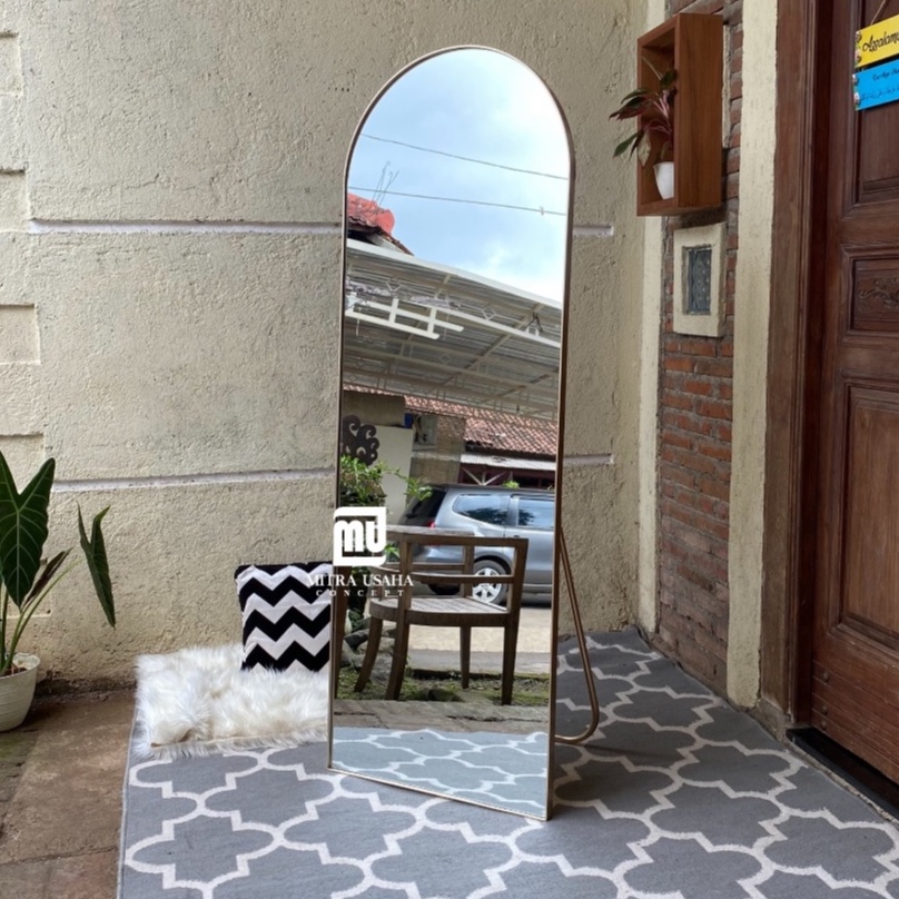 Jual Mirror 60x170 cm Setengah oval - cermin full body - Standing ...