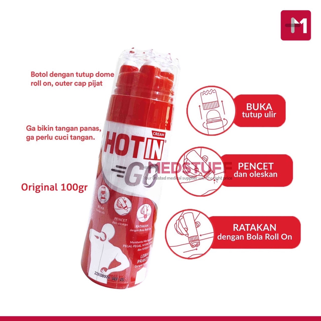 Jual Hotin GO 100gr Hot In Cream Krim Pereda Nyeri Sendi | Shopee Indonesia