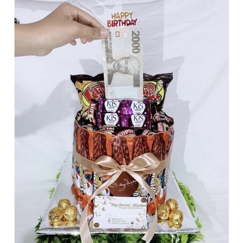 Jual Roll Money Cake Tambahan - Uang Tarik Snack Cake - Bucket Balon ...