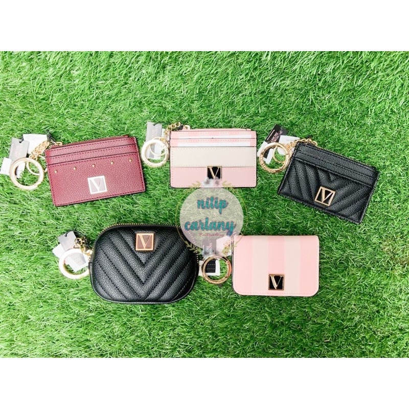 Jual VICTORIA’S SECRET CARD HOLDER / CARD CASE KEYCHAIN / COIN POUCH ...