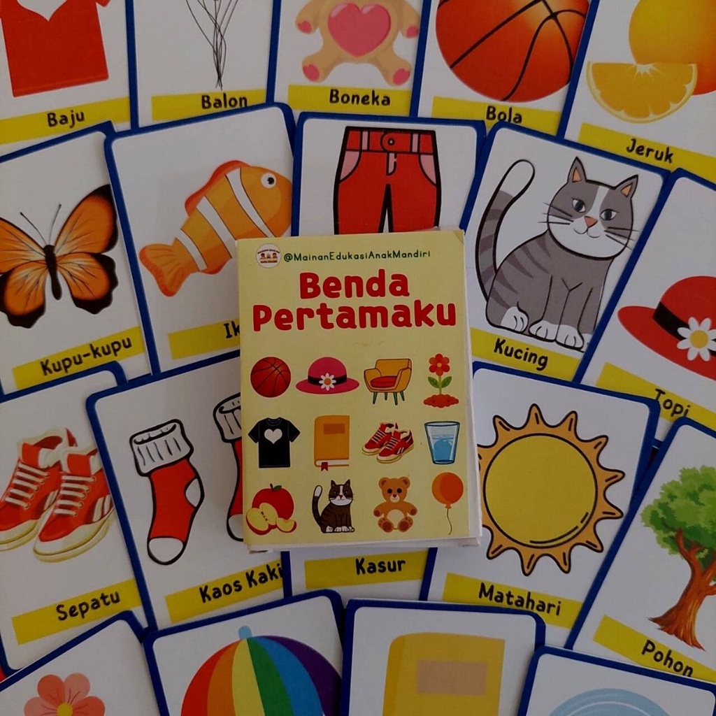 Jual FLASH CARD EDUKASI ANAK Flashcard Kartu Pintar Balita Kartu ...