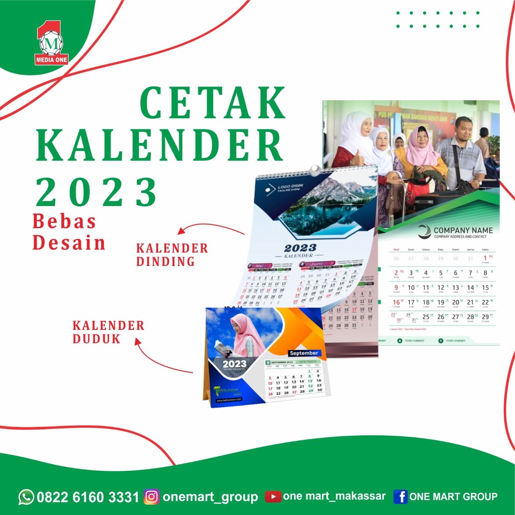 Jual CETAK KALENDER MEJA 2023/KALENDER BULANAN DAN TAHUNAN/KALENDER ...