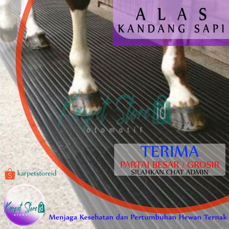 Jual KARPET ALAS KANDANG SAPI UKURAN 110 X 200 CM TEBAL 14MM | Shopee ...