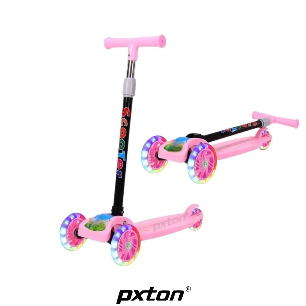 Jual PXTON - Mainan Scooter Anak roda nyala Otoped/ Kickboard Skuter ...