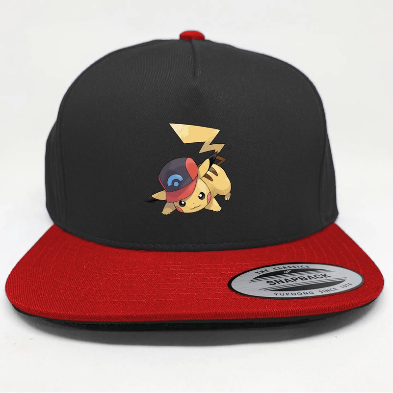 Jual Topi Snapback Gaming Pokemon Ash Sinnoh Cap Pikachu | Shopee Indonesia