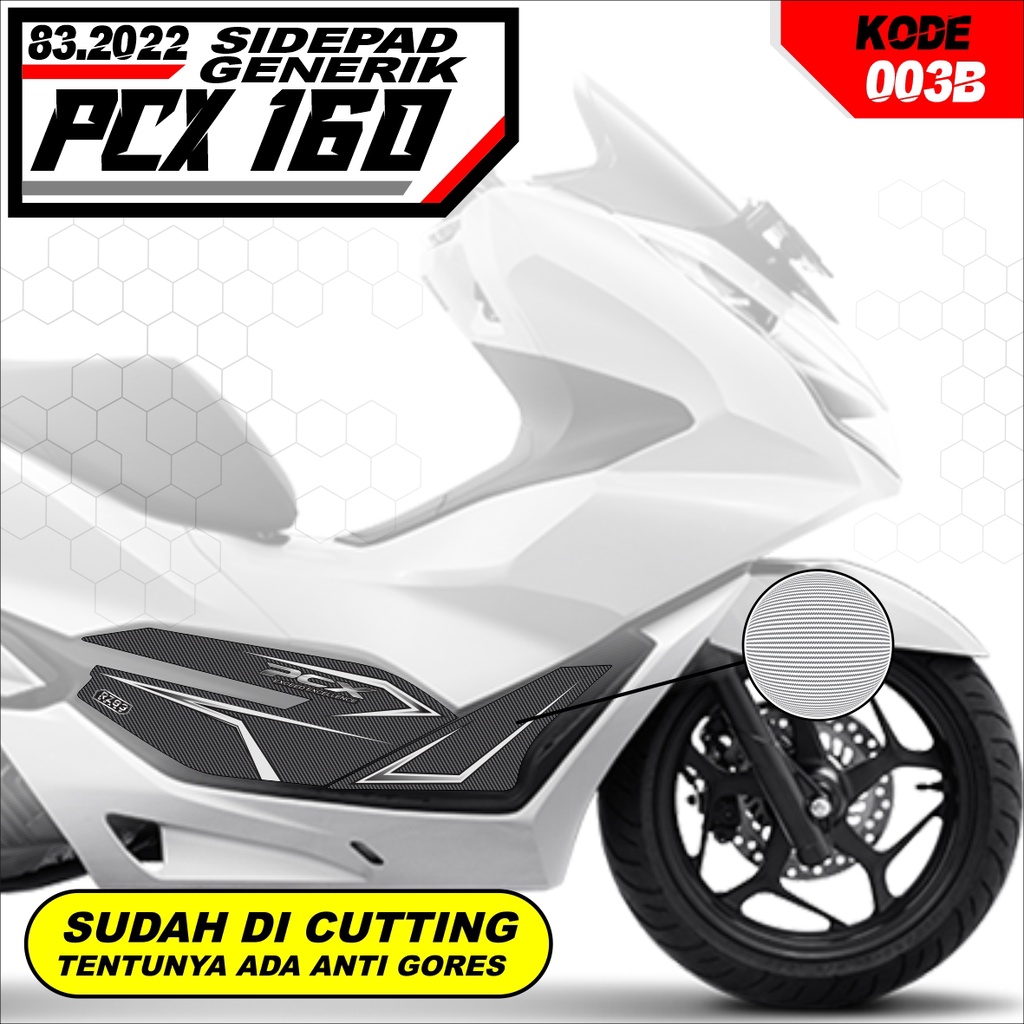 Jual Sticker Tankpad Sidepad bawah honda PCX 160 all PCX 160 sticker ...