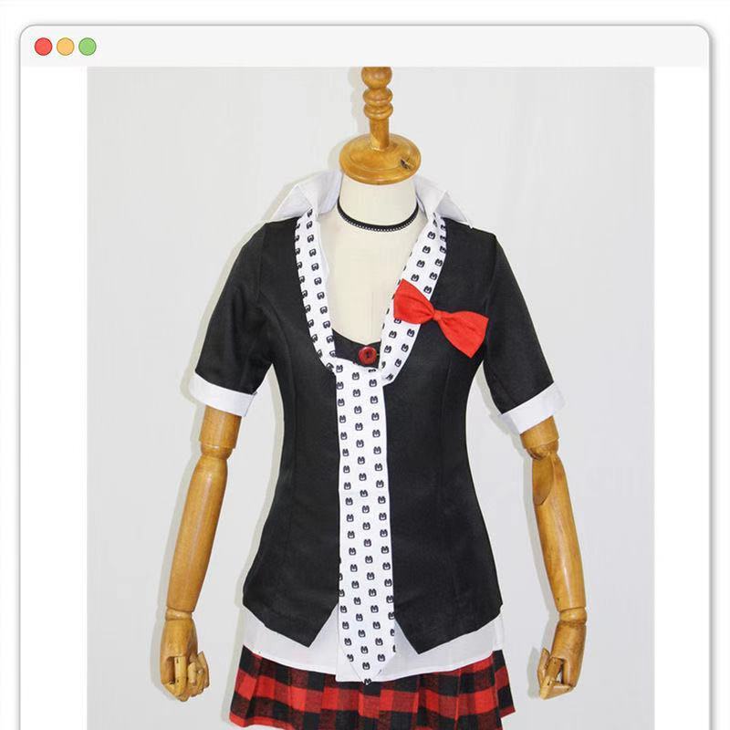Jual Enoshima Junko Anime Danganronpa Cosplay Costume School Uniform ...