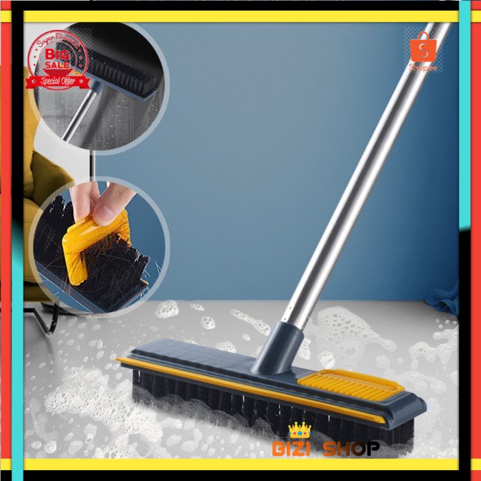 Jual Sikat lantai gagang panjang 2in1 Air Toilet Granit Marmer Epoxy ...