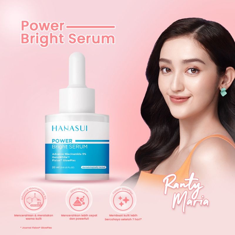 Jual HANASUI POWER BRIGHT SERUM 20ML | Shopee Indonesia