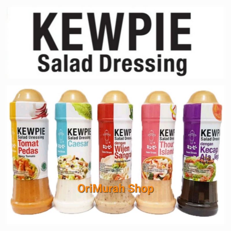 Jual Kewpie Salad Dressing Thousand Island Wijen Sangrai Caesar Tomat Pedas Kecap Jepang 200 ml ...