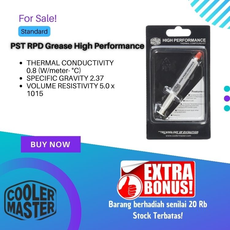 Jual Thermal Paste Cooler Master Pasta Grease RPD High Performance ...