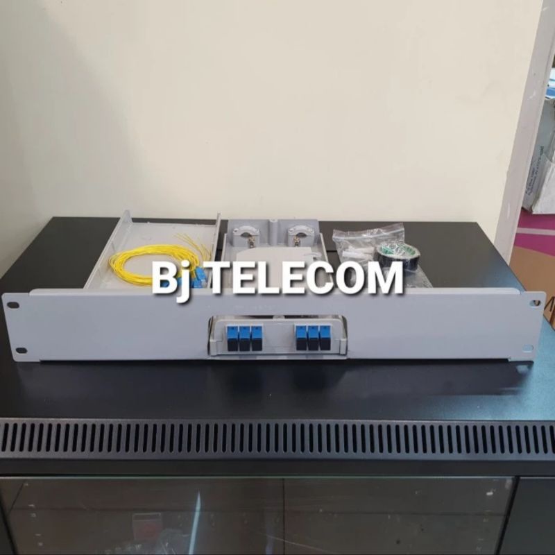 Jual odf rack 6 core SC fullset / Otb 6 core SC lengkap pigtail SC ...