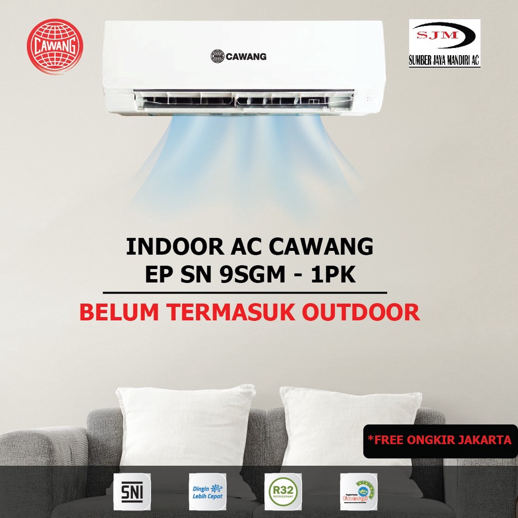 Jual INDOOR SAJA AC CAWANG SPLIT EP-SN-9SGM 1PK | Shopee Indonesia