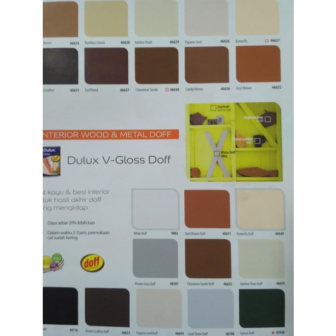 Jual CAT MINYAK DULUX V-GLOSS - WHITE DOFF 9002 0.8 LITER | Shopee ...
