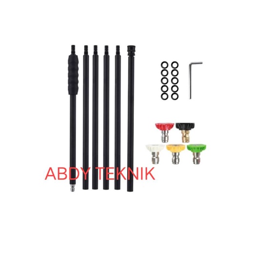 Jual stik jet cleaner panjang 90 inch +nosel tip set | Shopee Indonesia