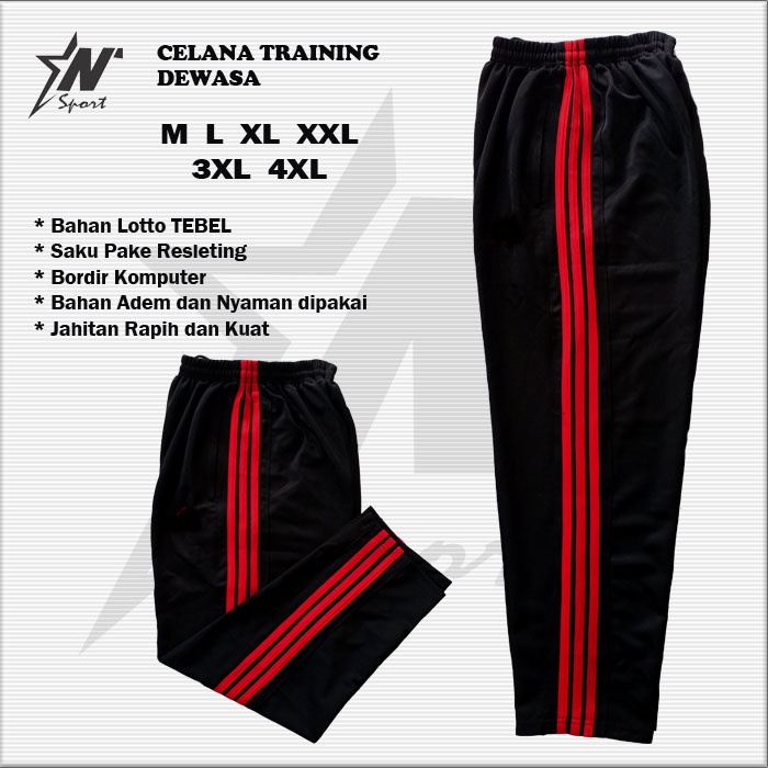 Jual Celana training panjang dewasa pria wanita Celana Olahraga panjang ...