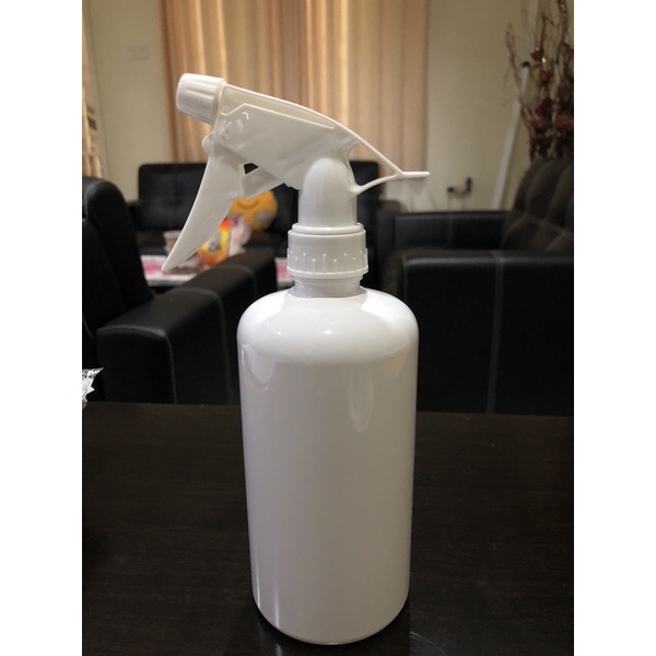 Jual Botol Pump / Spray Putih Susu 500ml Tebal Neck 28 | Shopee Indonesia