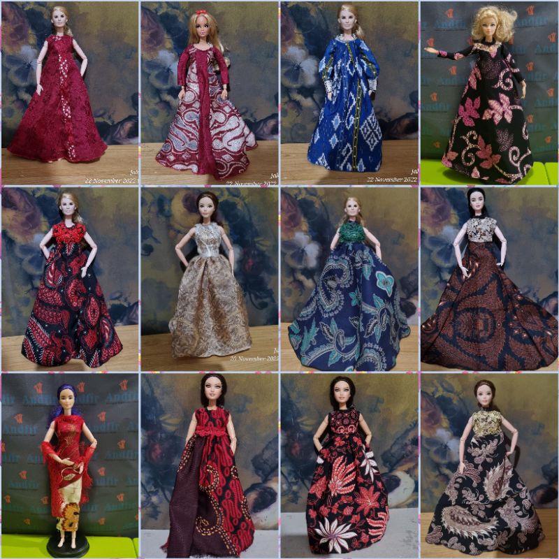 Jual Baju Boneka Barbi BATIK LIMITED EDITION Handmade by AndFir ...