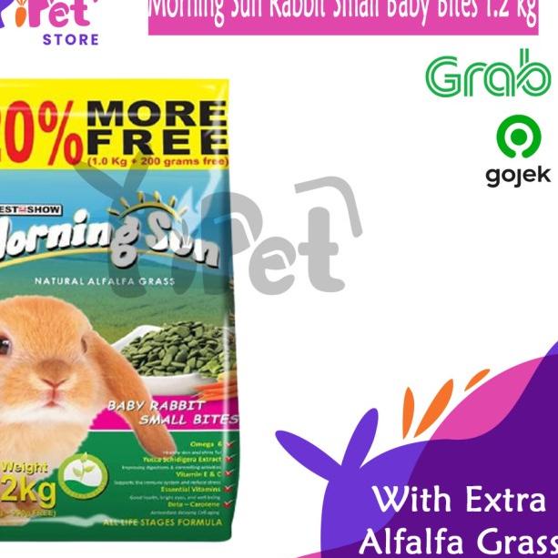 Jual Morning Sun Baby Rabbits Small Bites Rabbit Food / Makanan Kelinci ...