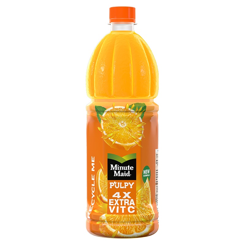 Jual Minute Maid Pulpy Orange 1 Liter | Shopee Indonesia