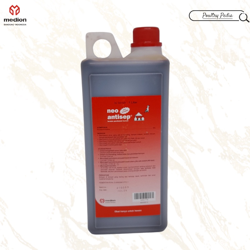 Jual Neo Antisep New Formula 1Liter- Desinfektan Antiseptik Hewan dan ...