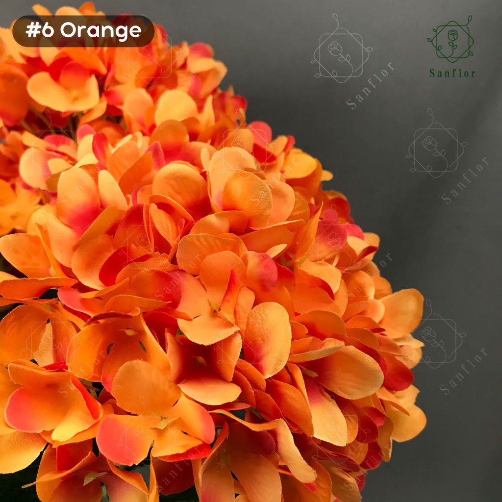 Jual BUNGA HORTENSIA K5 PREMIUM/ARTIFICIAL HYDRANGEA JUMBO DEKORASI ...