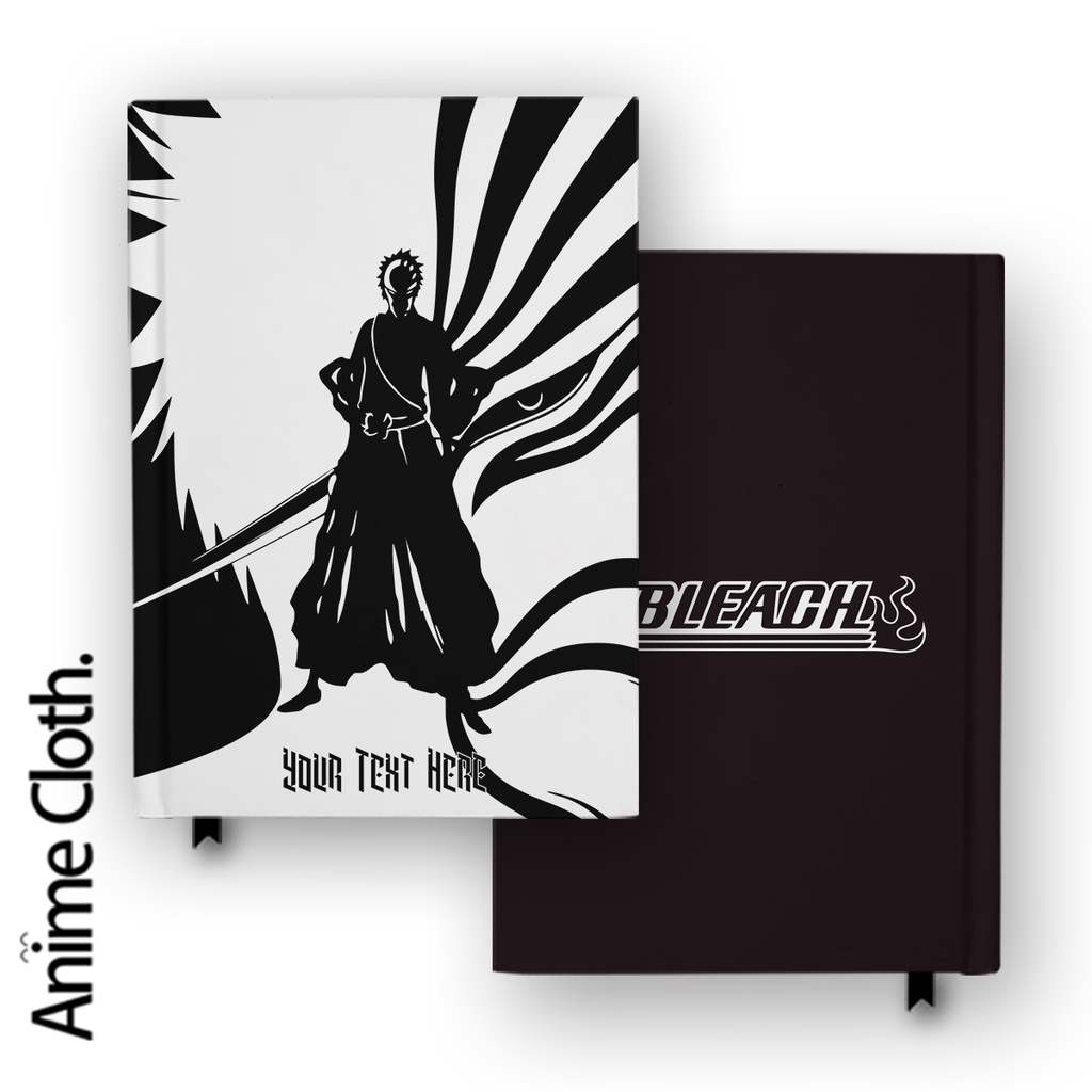Jual Buku Catatan Notebook Anime Bleach Ichigo Kurosaki Custom Nama ...