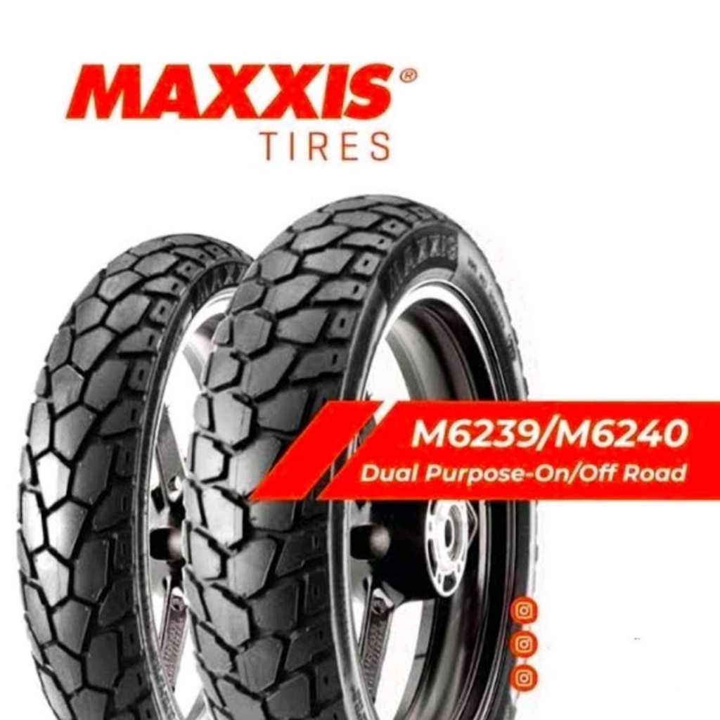 Jual Ban Motor Maxxis M6240 ON/OFF Road Dual Purpose 120/80 ring 17 ...