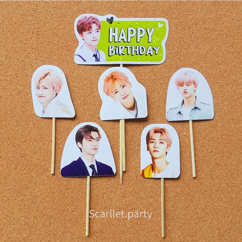 Jual TOPPER CAKE JAEMIN NCT HIASAN KUE ULTAH ULANG TAHUN HAPPY BIRTHDAY ...