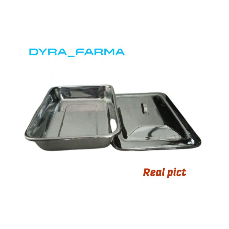 Jual Bak Instrumen 512 Stainless Steel/ Bak Instrumen Dengan Tutup ...
