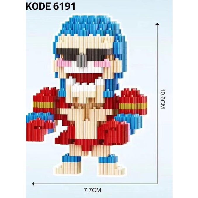 Jual TERBARU LEGO NANO BLOCK LUFFY ONE PIECE CHOPPER AND FRIENDS / DIY ...