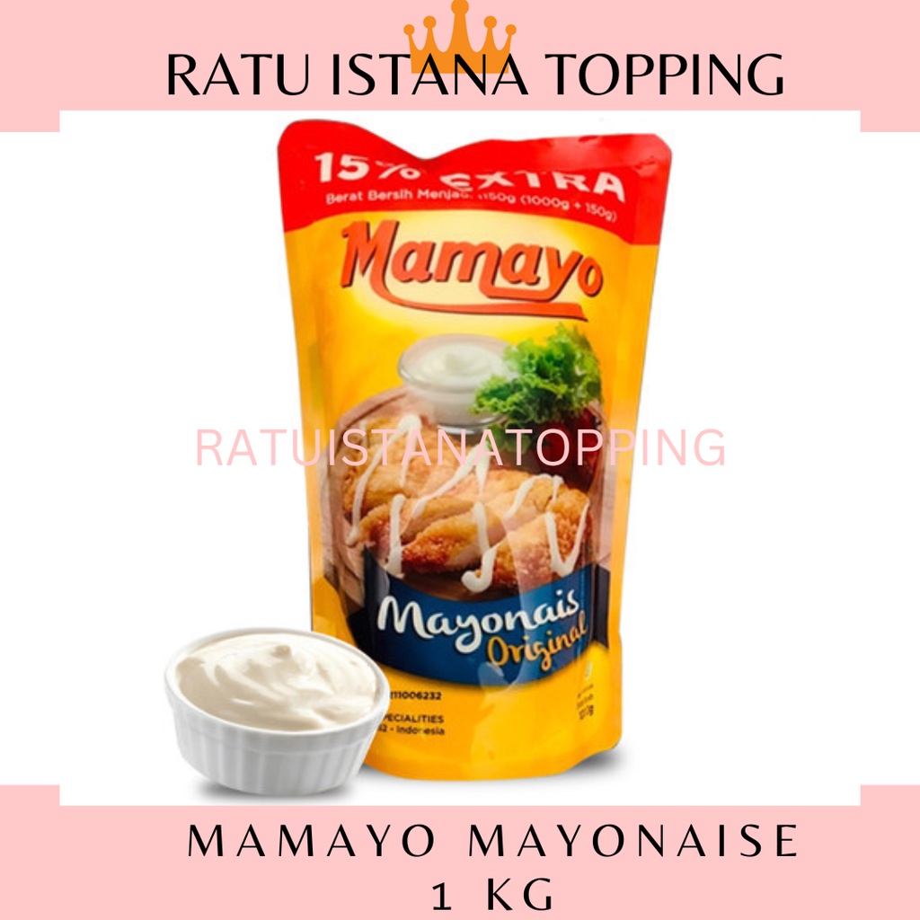 Jual MAMAYO MAYONAISE ORIGINAL 1 KG MAYONESE RISOL VIRAL SALAD BUAH ...