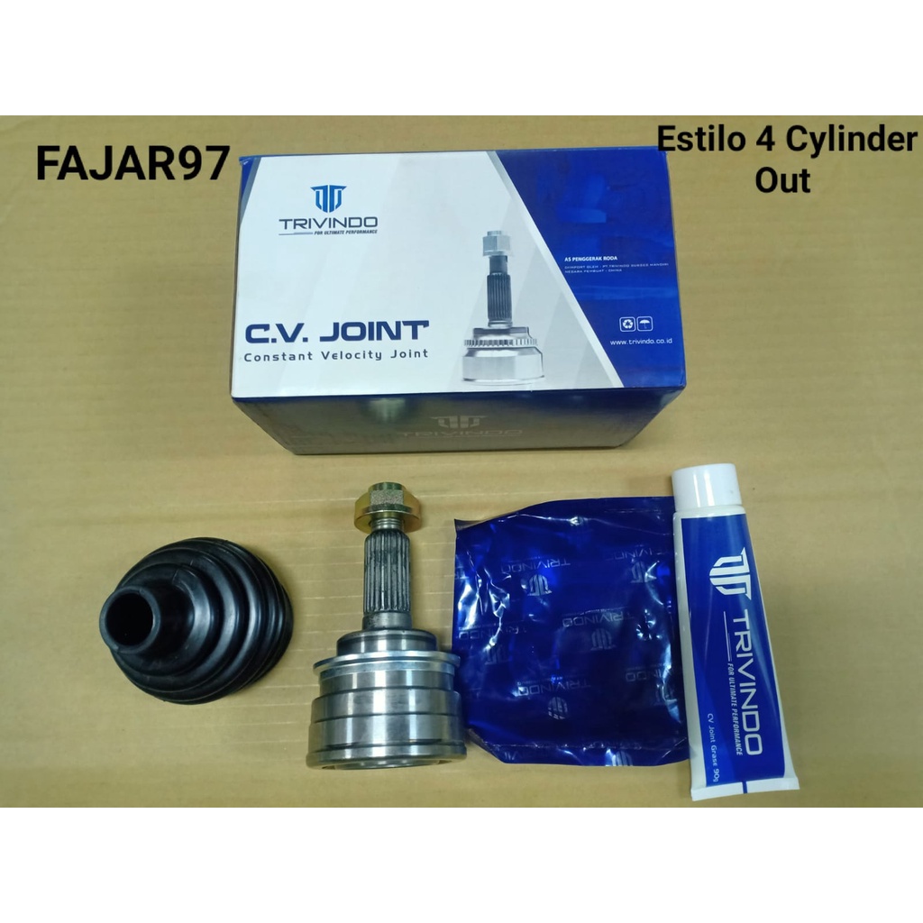 Jual CV joint as roda kokel kohel luar Karimun Estilo 4 cylinder | Shopee Indonesia