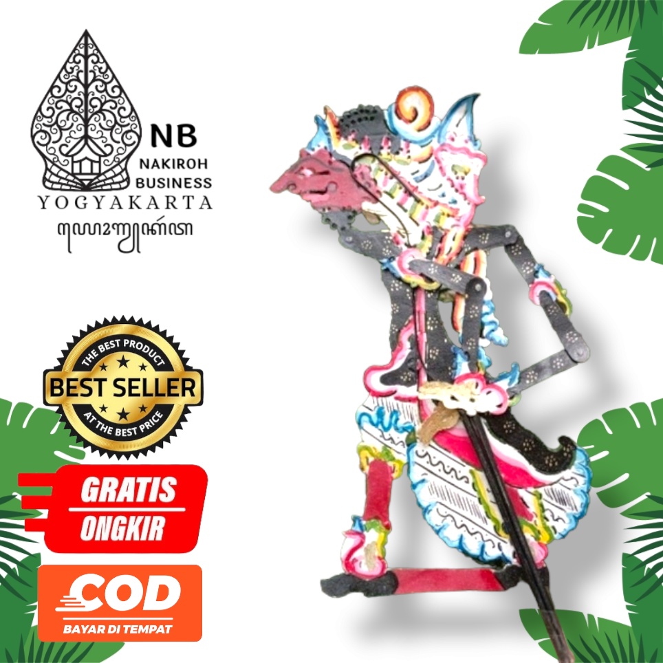 Jual WAYANG kulit BISMA BATIK BAHAN KULIT SAPI TEBAL -+ 45 CM | Shopee ...