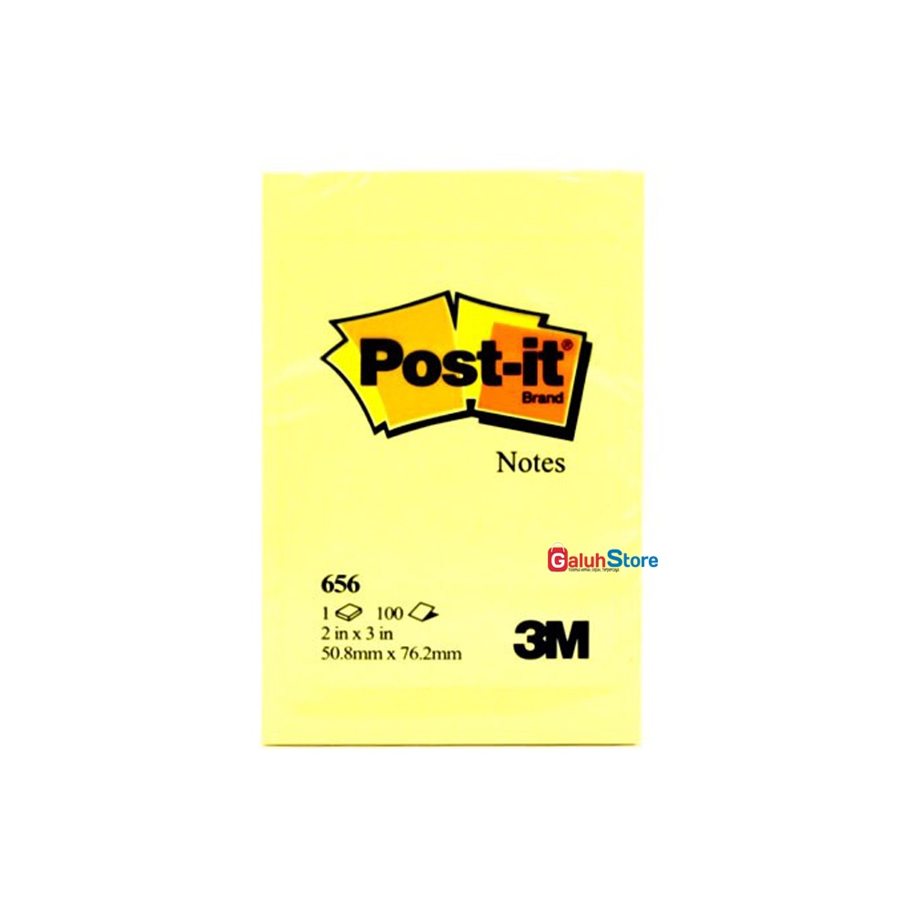 Jual 3M Post It / Sticky Notes / Memo Tempel 656 | Shopee Indonesia