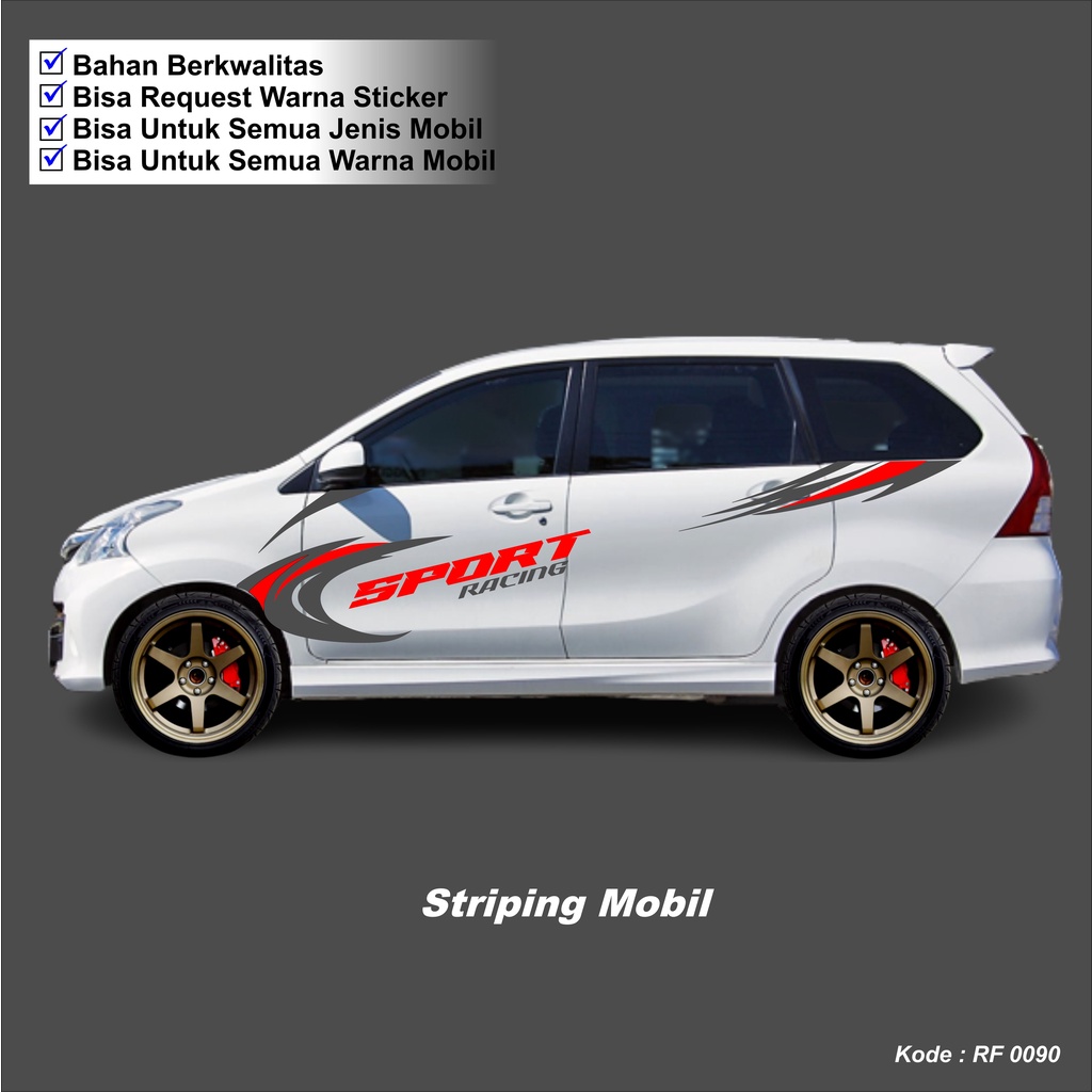 Jual Stiker Avanza Stiker Cutting Stiker Motif Stiker Variasi Mobil ...