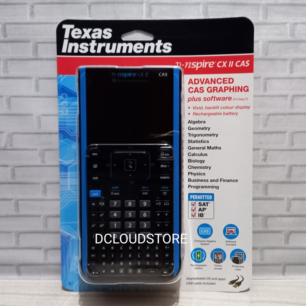 Jual Kalkulator Matematika Fisika Kimia Algebra TI Nspire CX II CAS ...