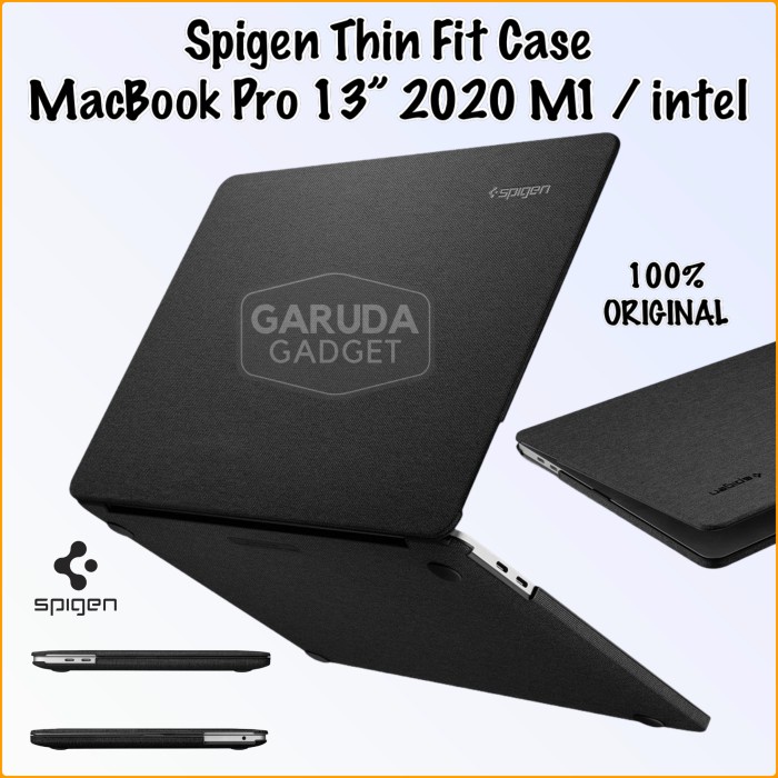 Jual Case MacBook Pro 13 inch 2020 M1 intel Spigen Thin Fit Slim Casing ...