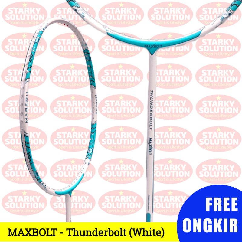 Jual Raket MAXBOLT THUNDERBOLT Batangan Bulutangkis Badminton Original ...
