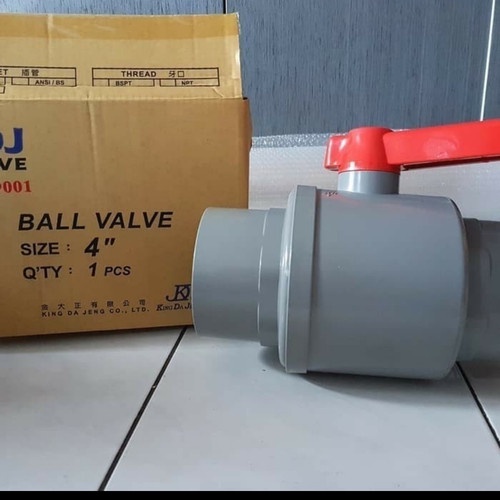 Jual KDJ BALL VALVE PVC 4 INCH ATAU KDJ STOP KRAN PVC 4 INCH | Shopee ...