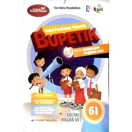 Jual BUKU BUPETIK ( BUKU PENILAIAN TEMATIK ) TIM MITRA PENDIDIKAN PENERBIT ERLANGGA | Shopee ...