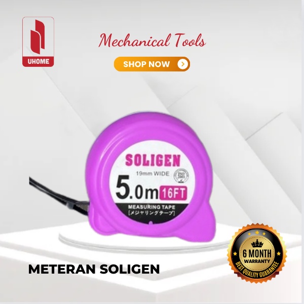 Jual Meteran Soligen 5m | Meteran Bangunan Roll Soligen 5 meter ...
