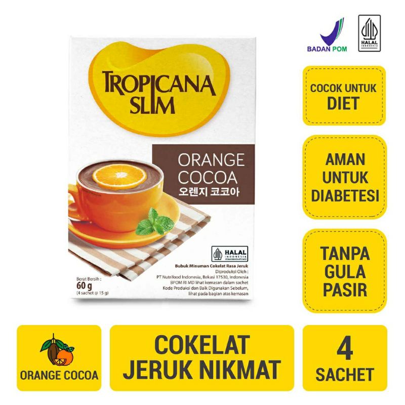 Jual tropicana slim orange cocoa jeruk coklat | Shopee Indonesia